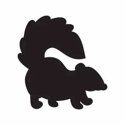 Skunk Animal Sign Sticker Decal