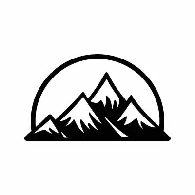 Mountain Peak Summit Travel Sign Sticker Decal