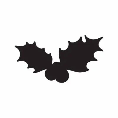 Mistletoe Christmas Plant Sign Sticker Decal