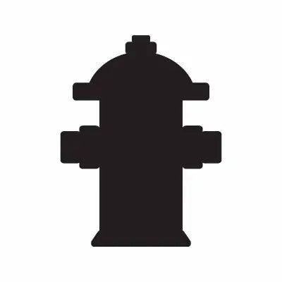 Fire Hydrant Firefighter Sign Sticker Decal