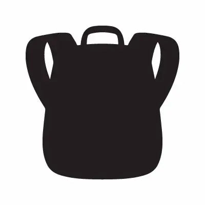 backpack Bag Sign Sticker Decal