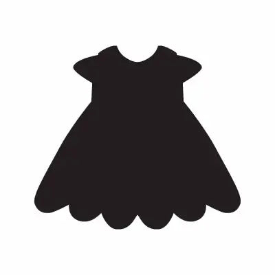 Dress Girl Sign Sticker Decal